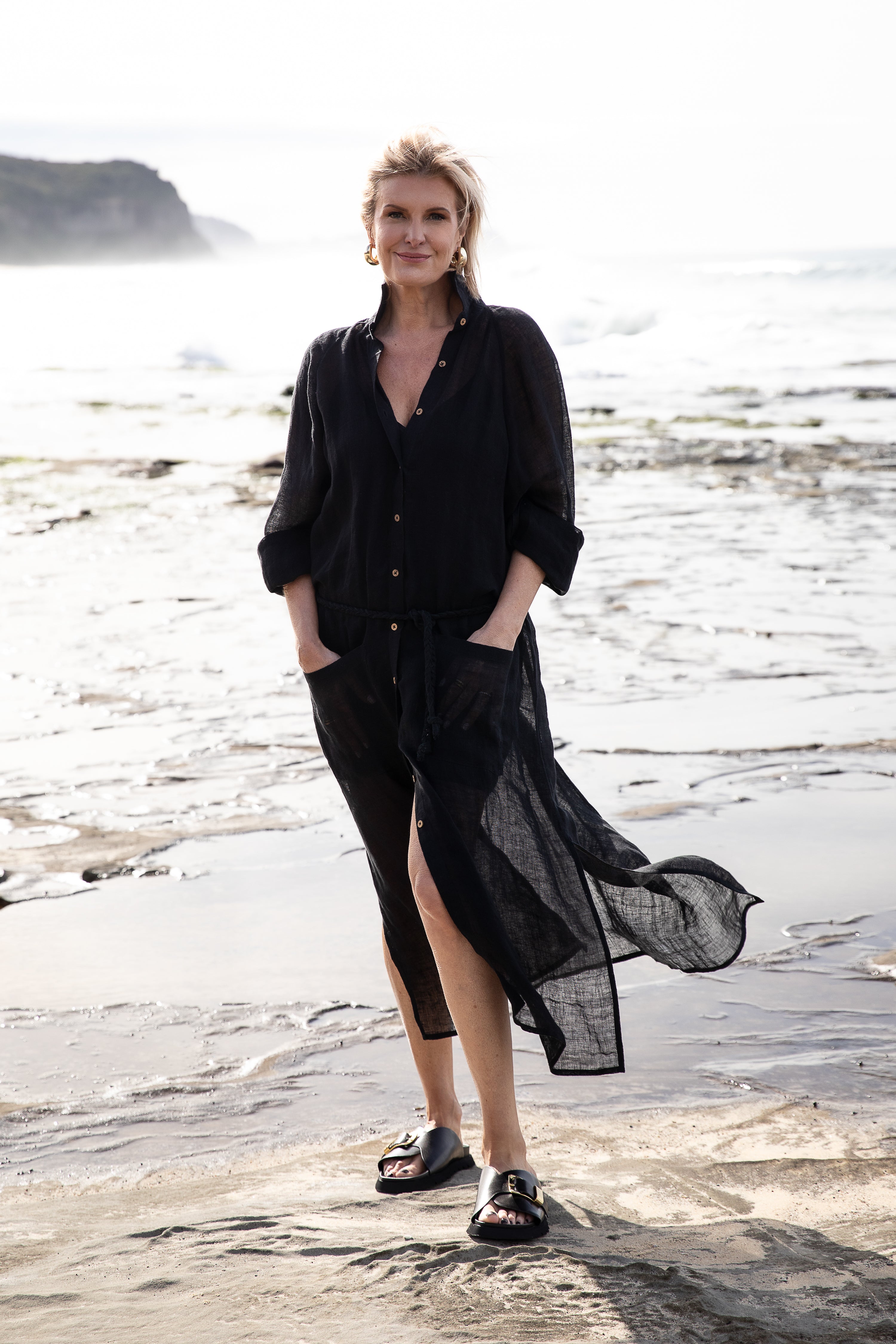 Desert Linen Duster – Essence of Style